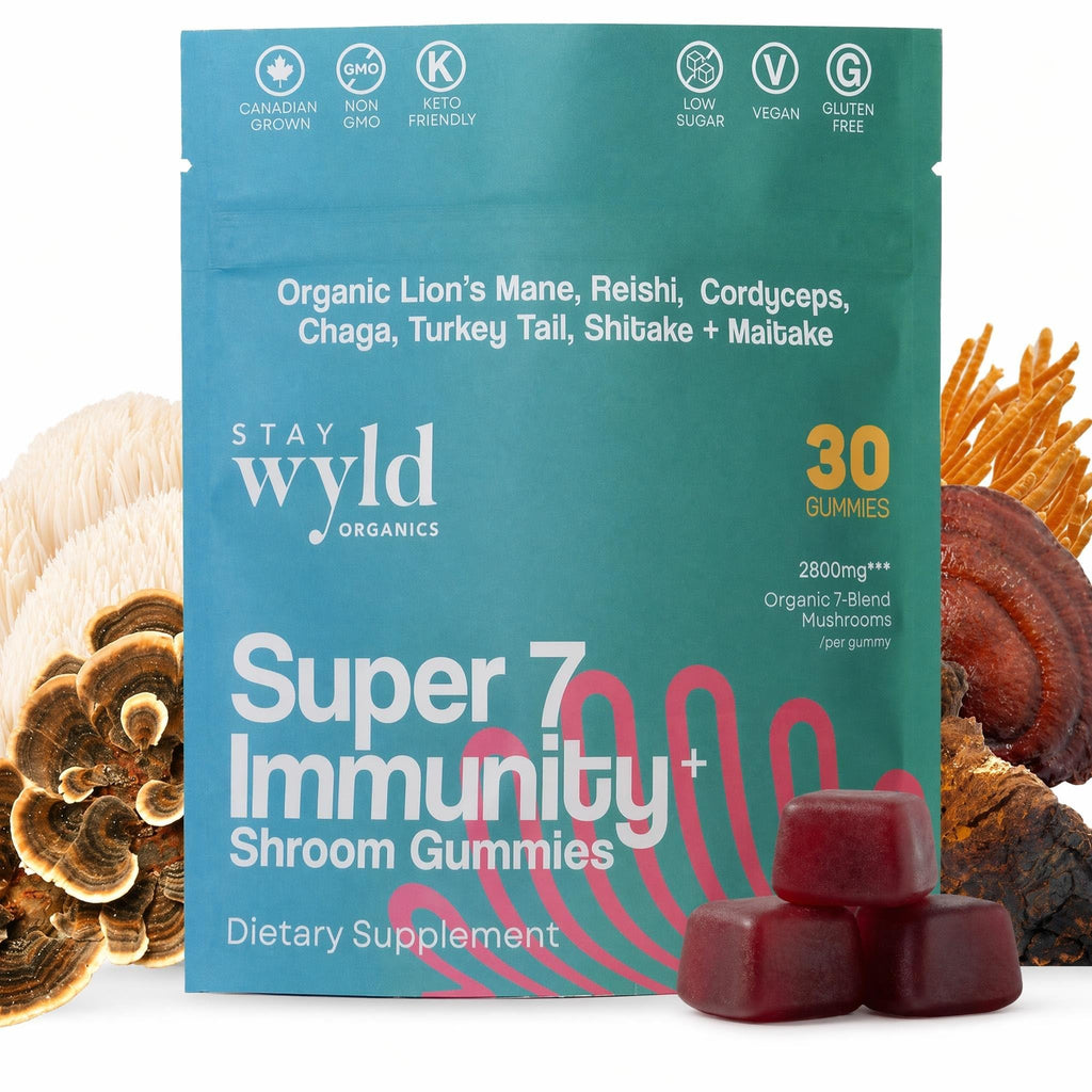 Super 7 mushroom gummies for immunity