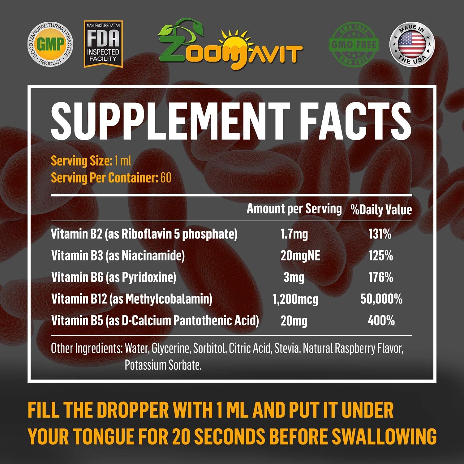 Super B liquid for active lifestyles