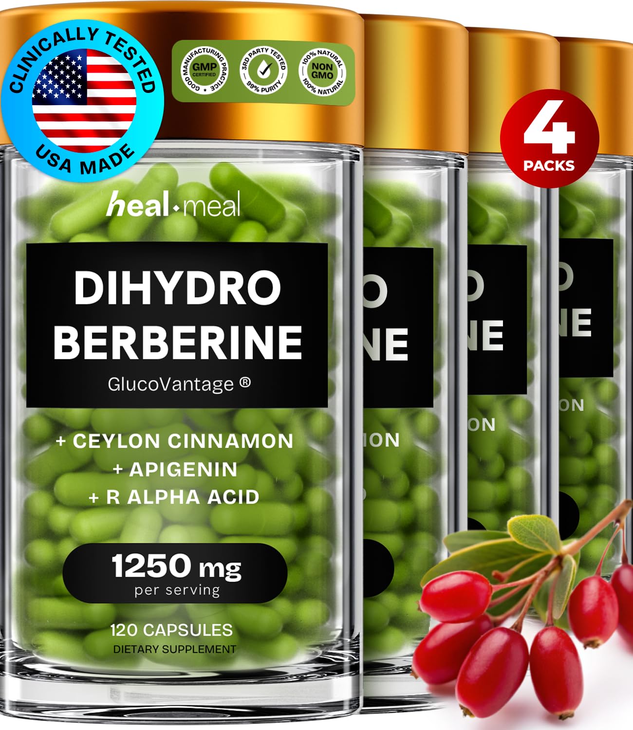 Super Berberine antioxidant support capsules