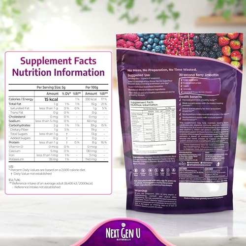 Super Berry Powder for smoothies