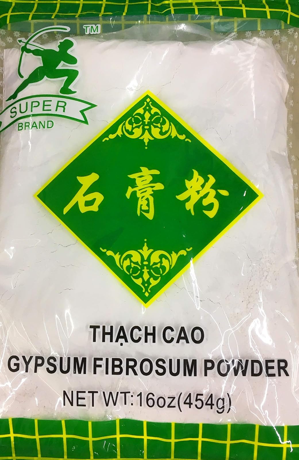 Super Brand gypsum powder for cooking