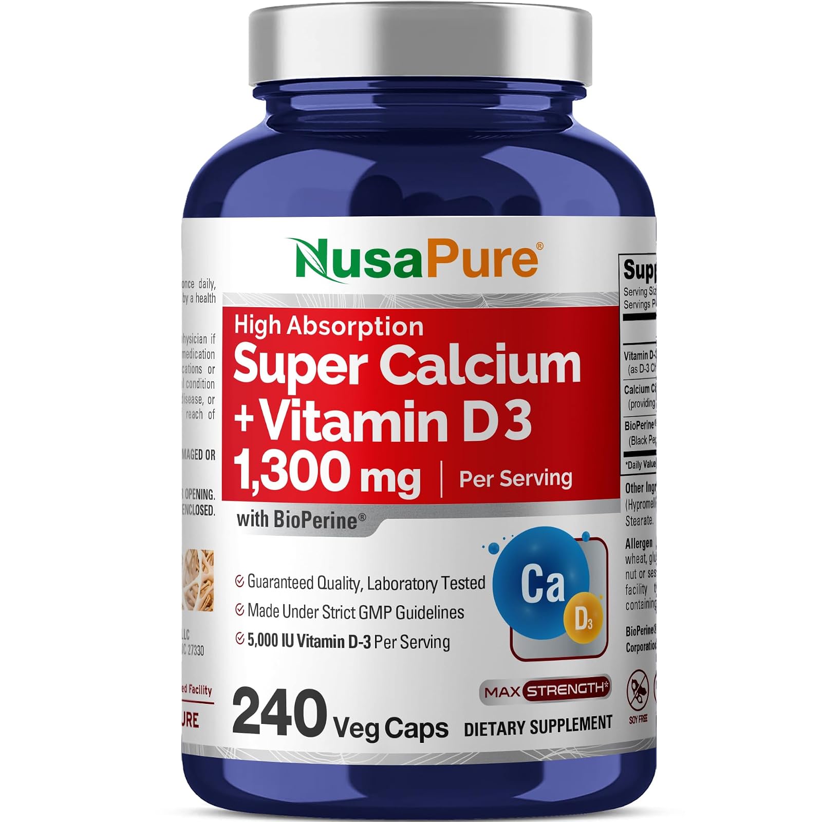 Super Calcium with Vitamin D3 capsules