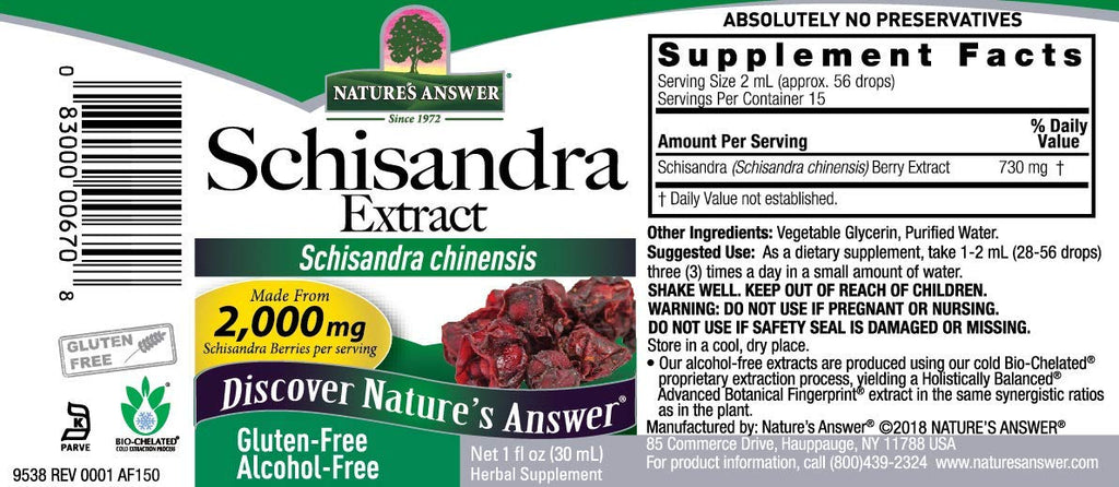 super concentrated Schisandra herbal supplement