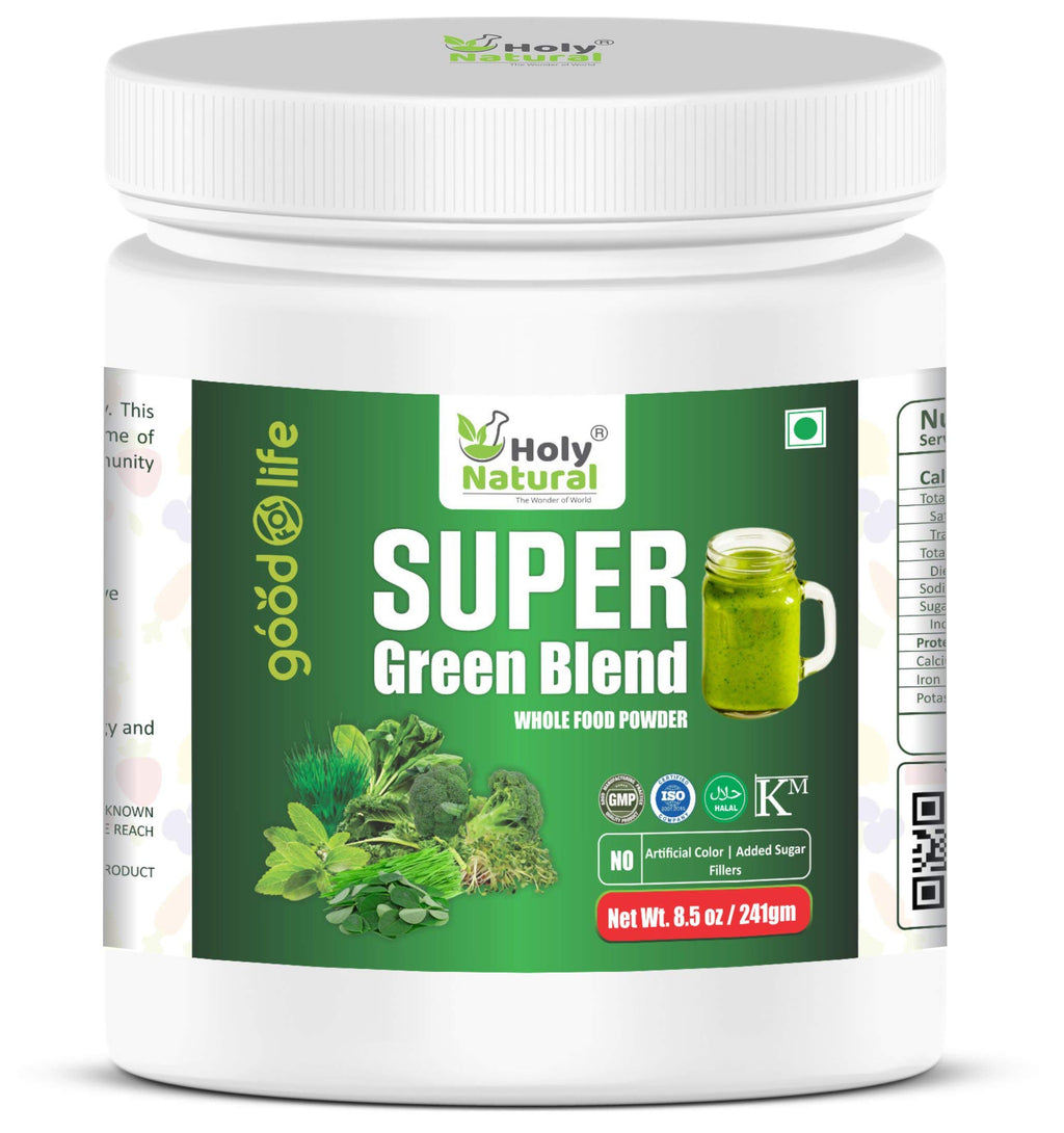 Super Green Blend spirulina powder benefits
