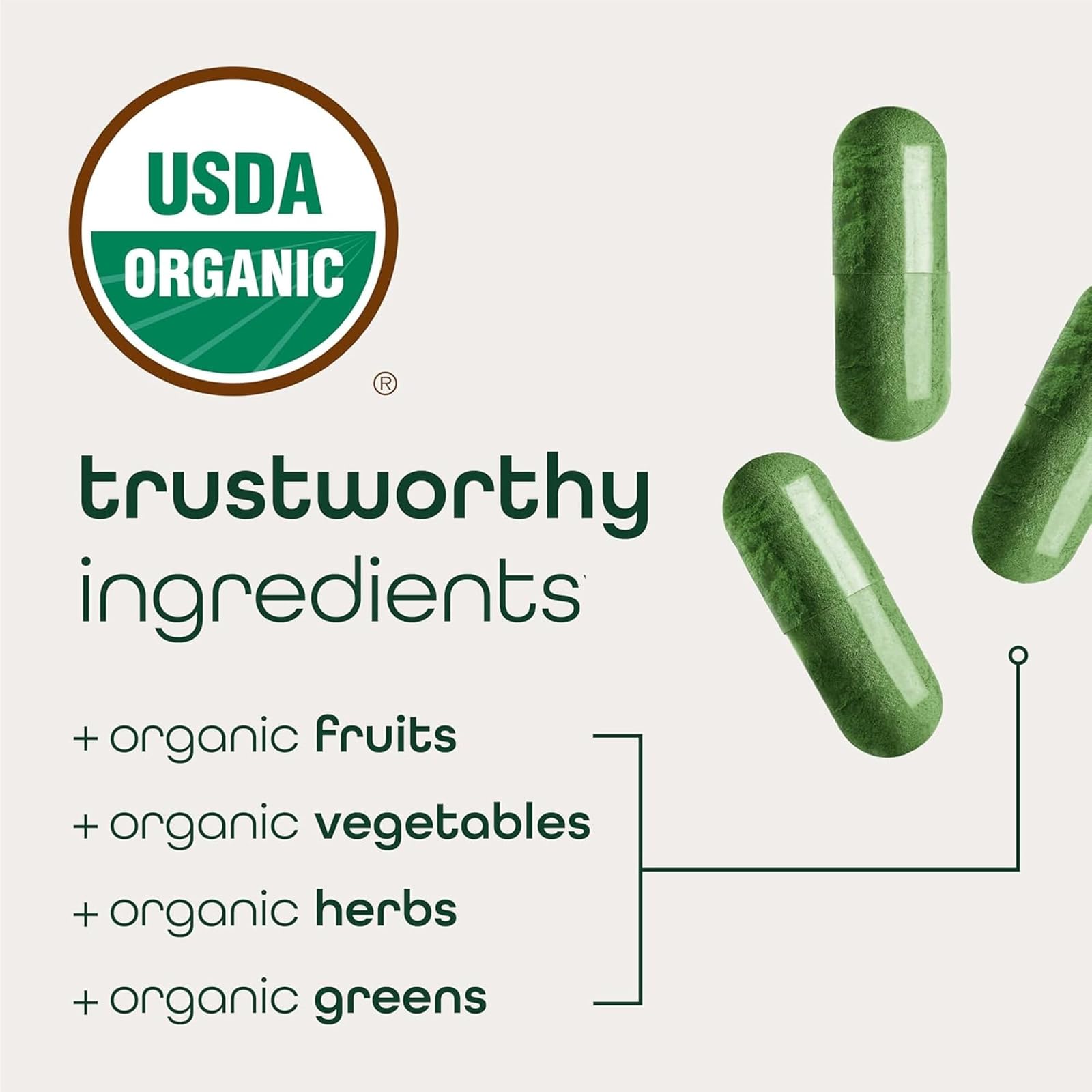 super greens capsules for digestive health