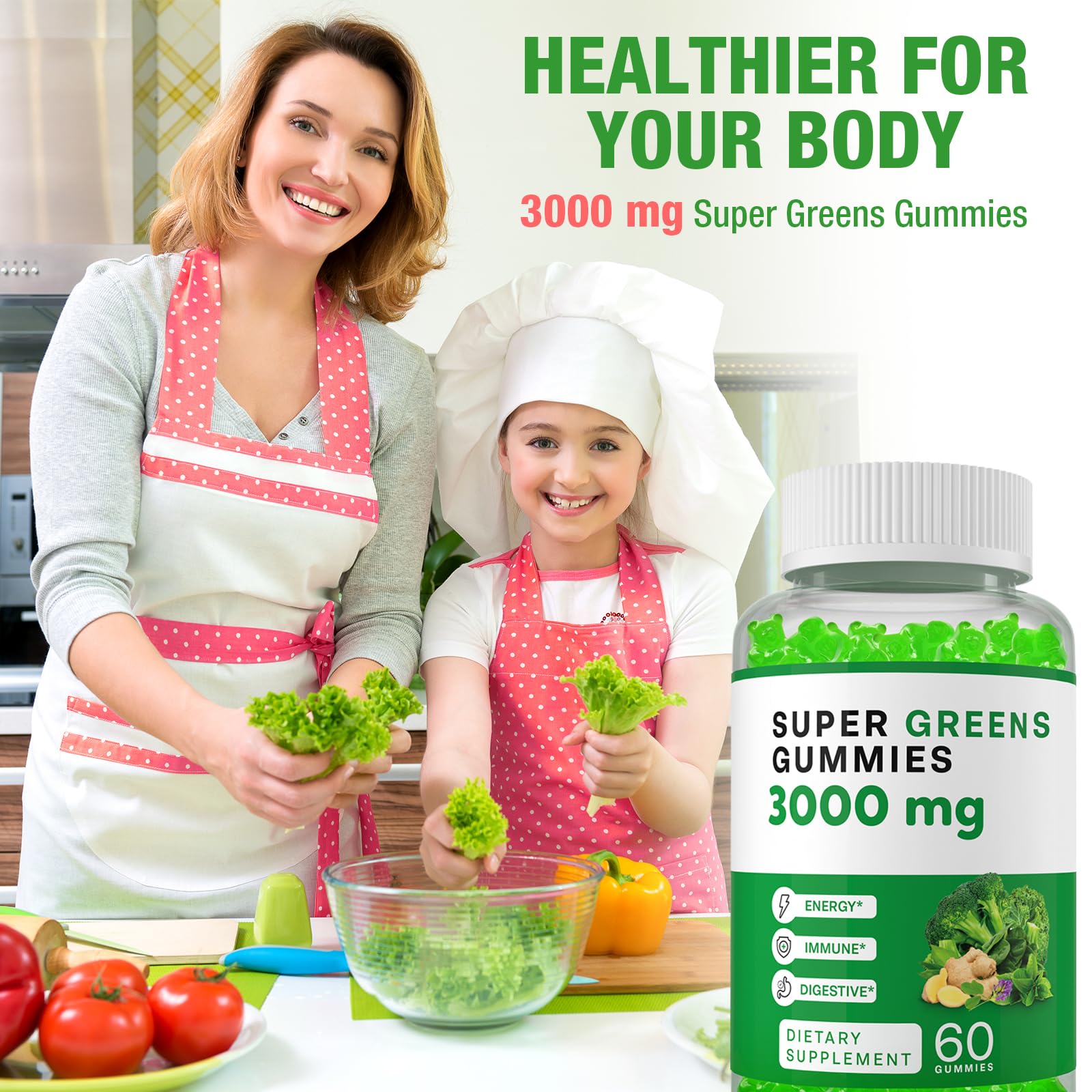 Super Greens Gummies for active lifestyles