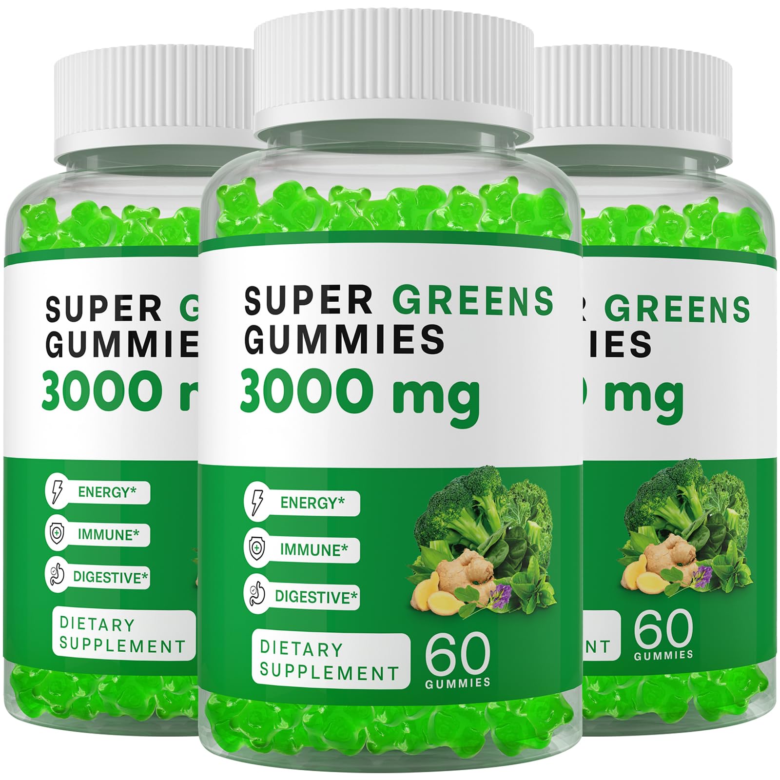 Super Greens Gummies for energy boost