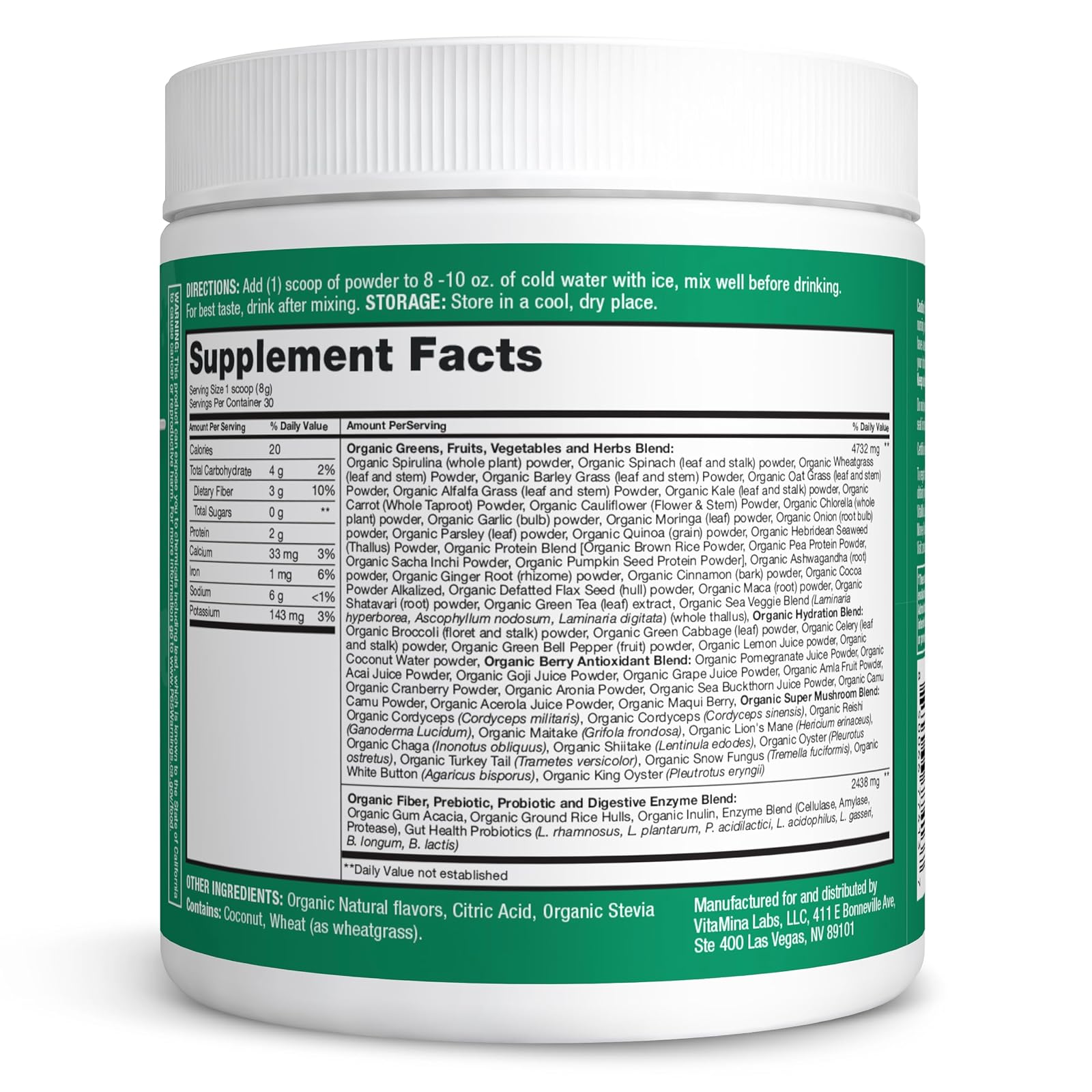 super greens powder for immune support