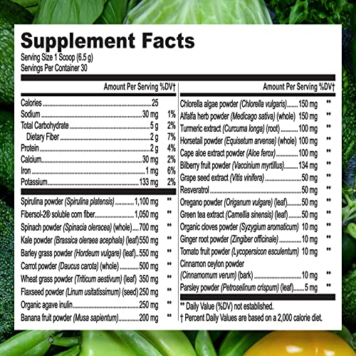 super greens powder for vitality