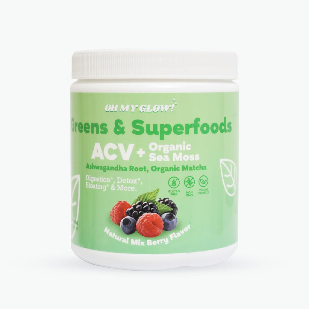 super greens powder with ACV
