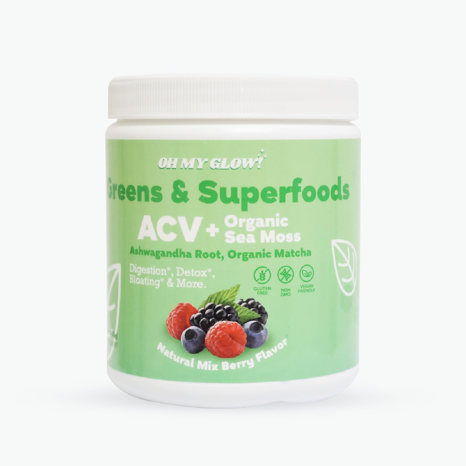 super greens powder with ACV