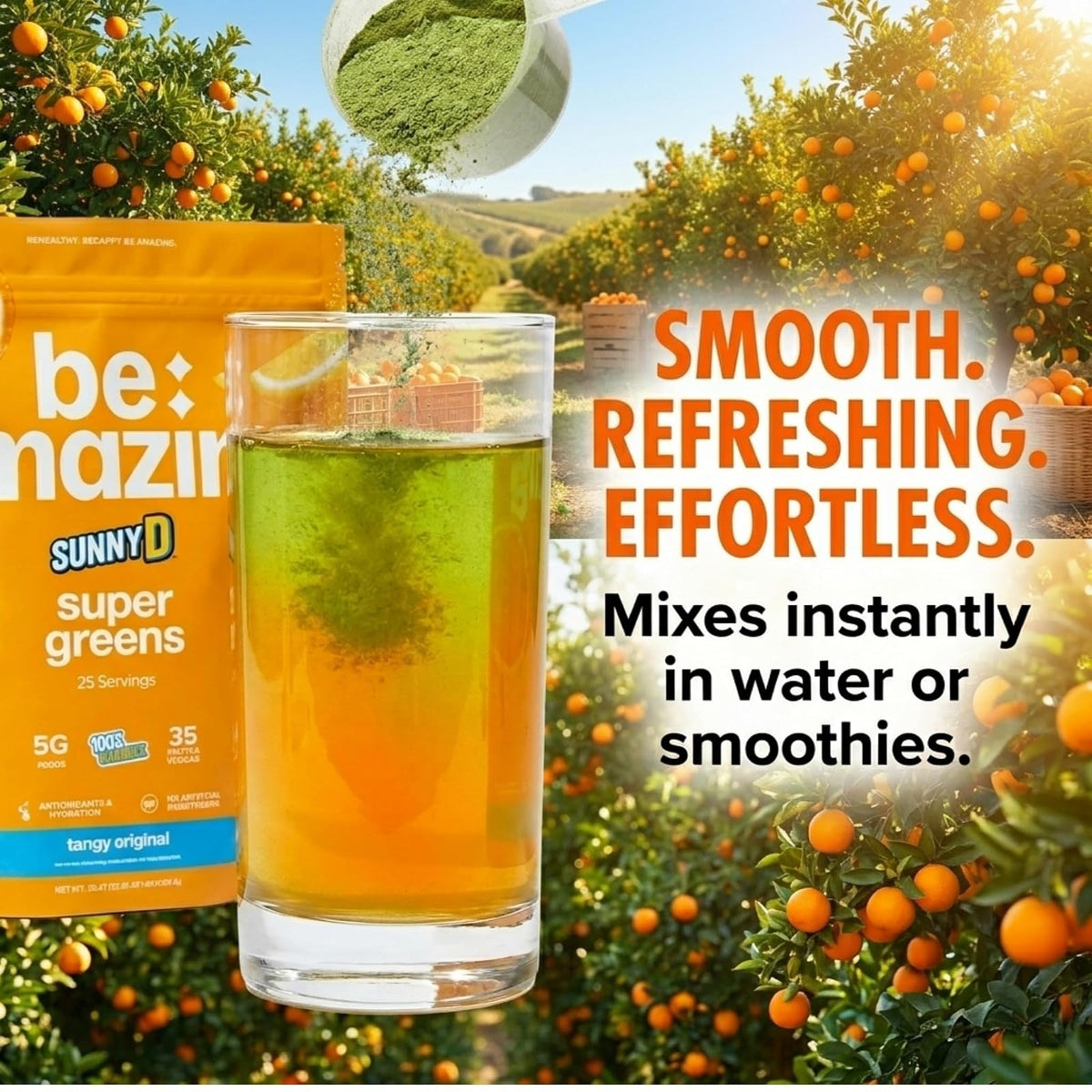 super greens powder with antioxidants