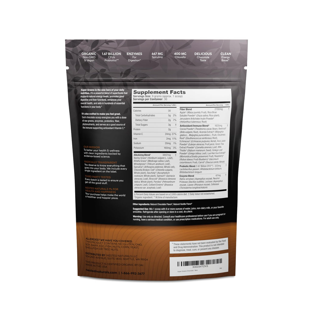 super greens spirulina for detox
