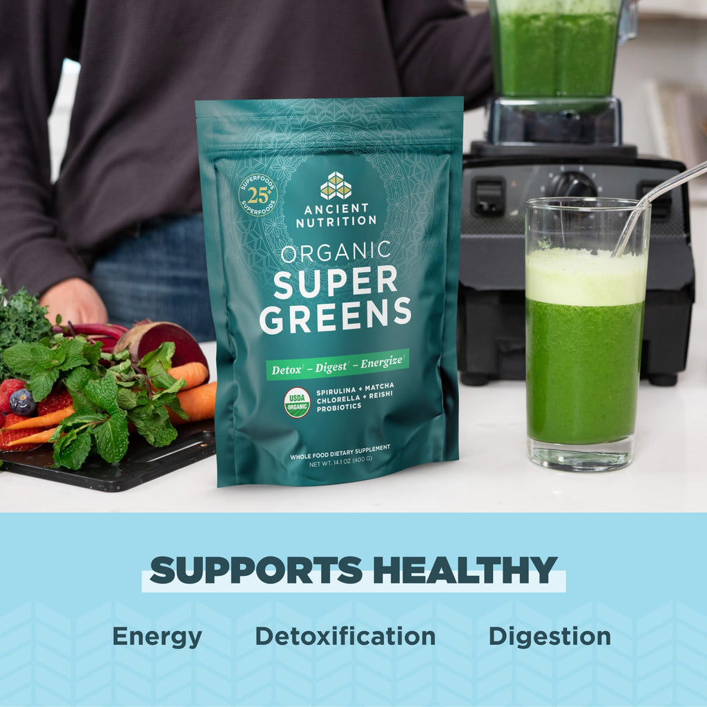 super greens spirulina supplement