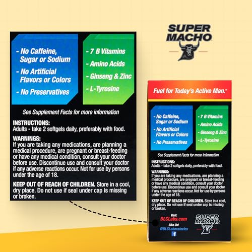 super macho vitamin b complex for athletes