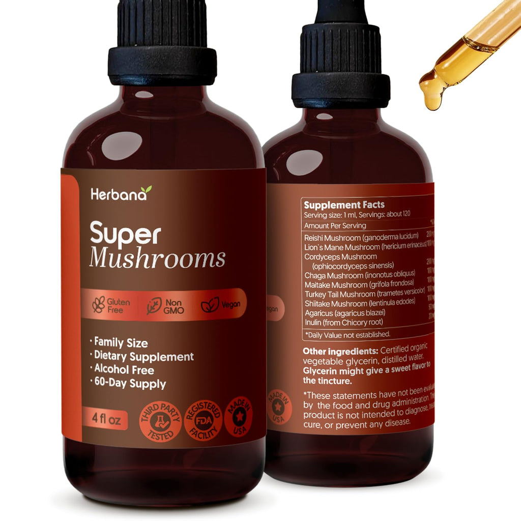 Super Mushroom liquid extract benefits