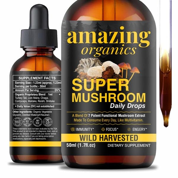 Super Mushroom Power Drops for vitality