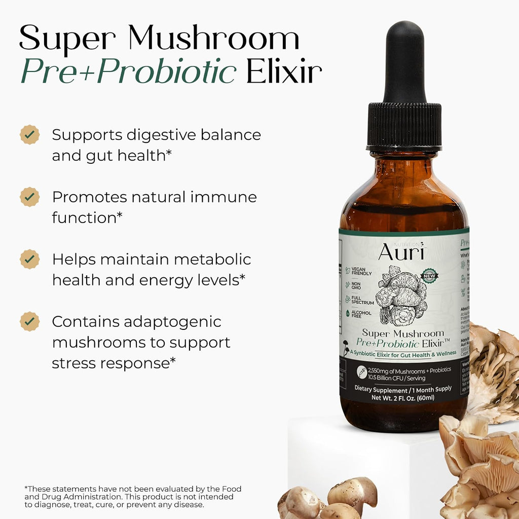 super mushroom prebiotic digestive support
