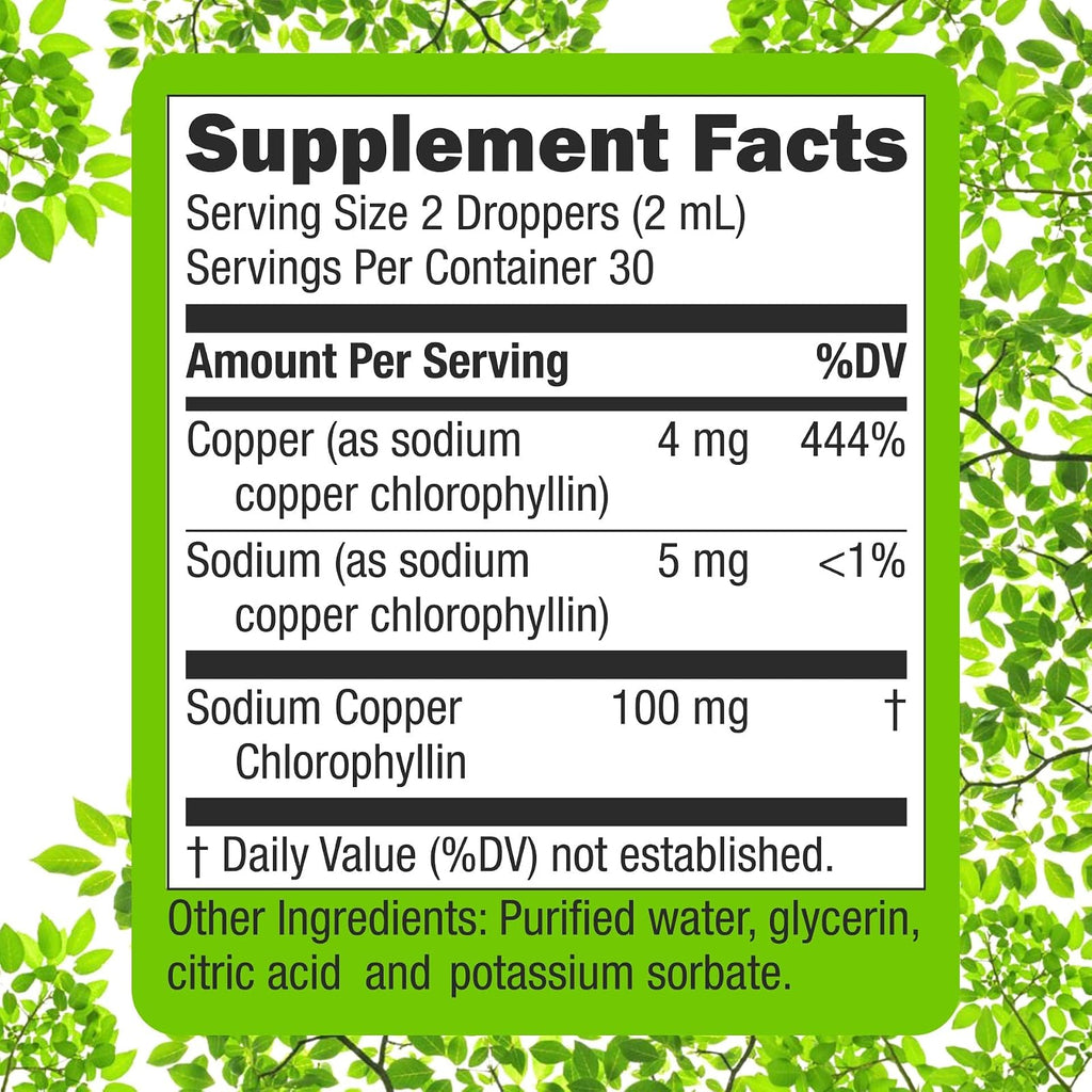 Super Natural Goods chlorophyll immune support