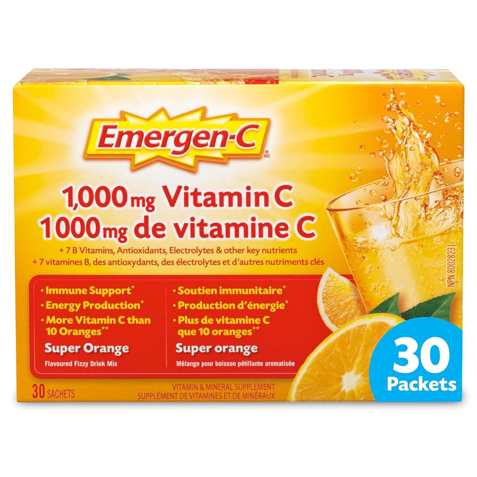 super orange vitamin c packets