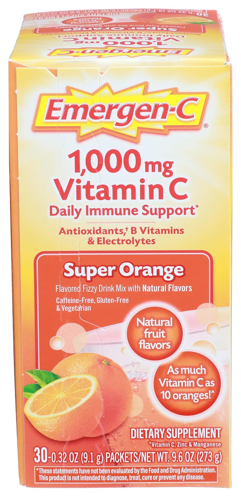 super orange vitamin c packets