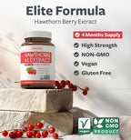 Super Potent hawthorn capsules for heart