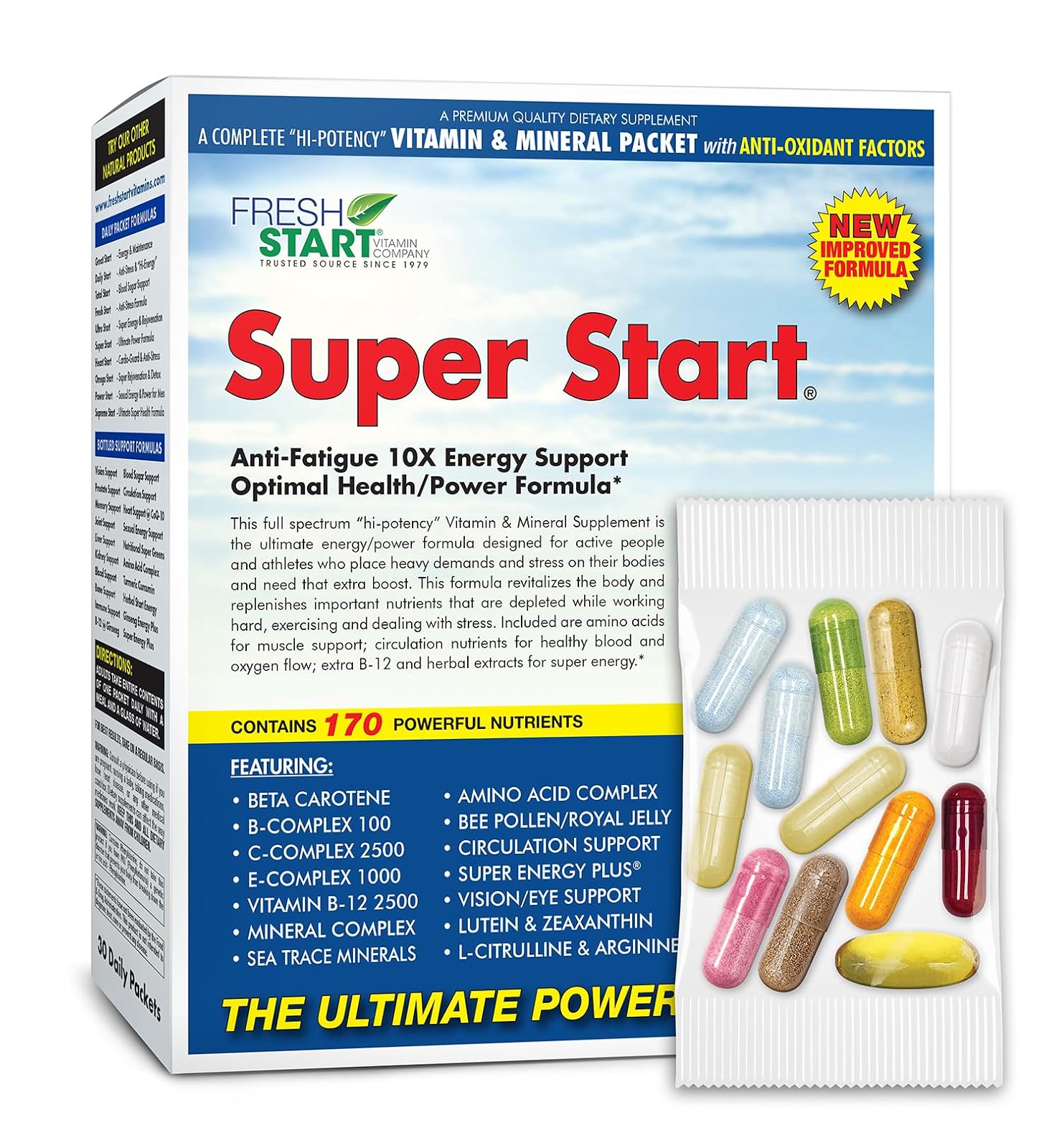 Super Start multivitamins for daily health