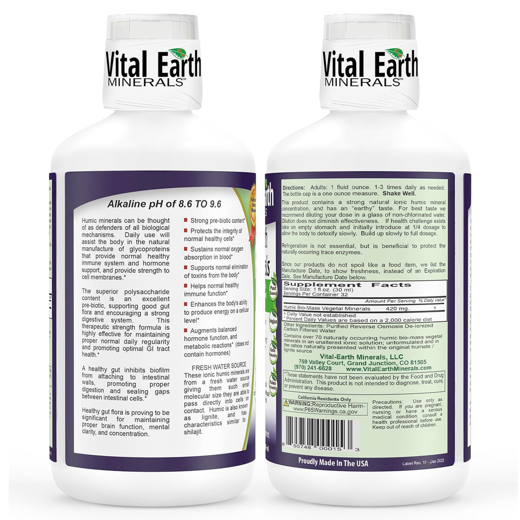Super strength humic minerals benefits