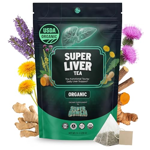 SuperBonsai liver detox tea bags