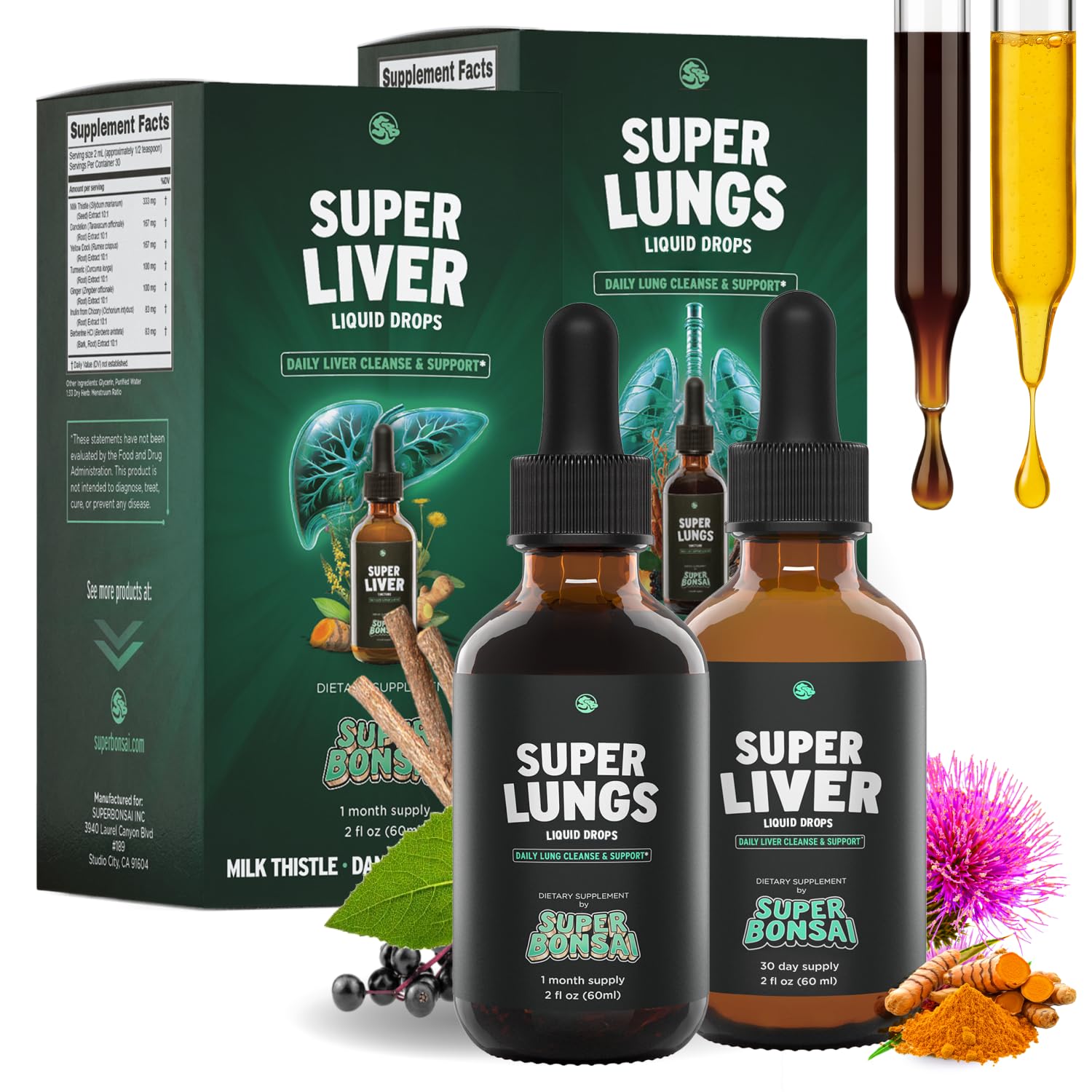 SuperBonsai Milk Thistle herbal drops