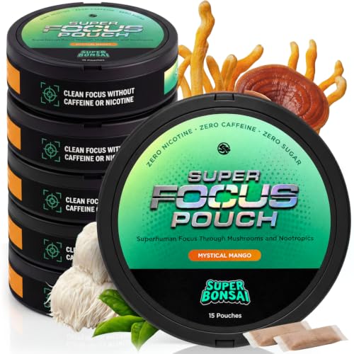SuperBonsai nootropic pouches for focus
