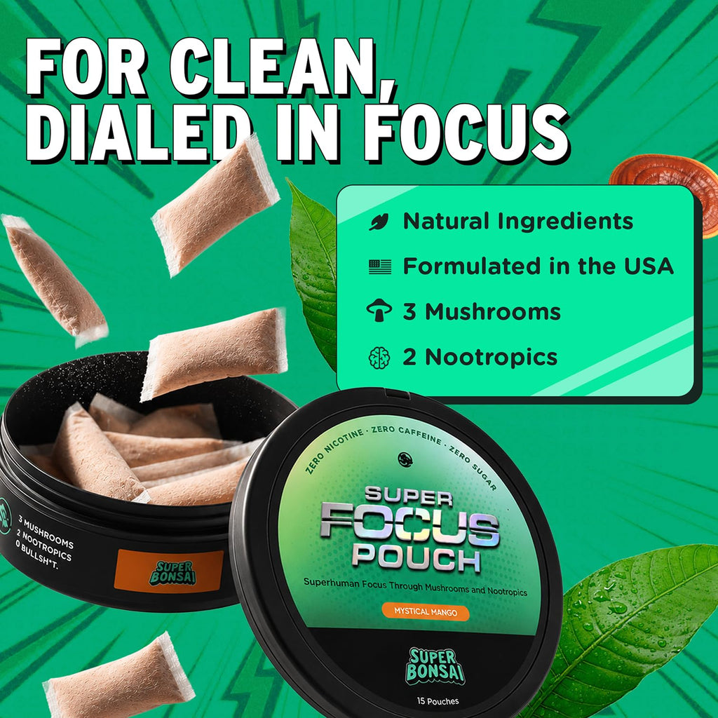 SuperBonsai Super Focus Pouch benefits