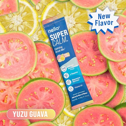 supercalm powdered drink mix for stress relief
