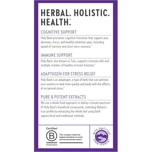 supercritical holy basil for wellness