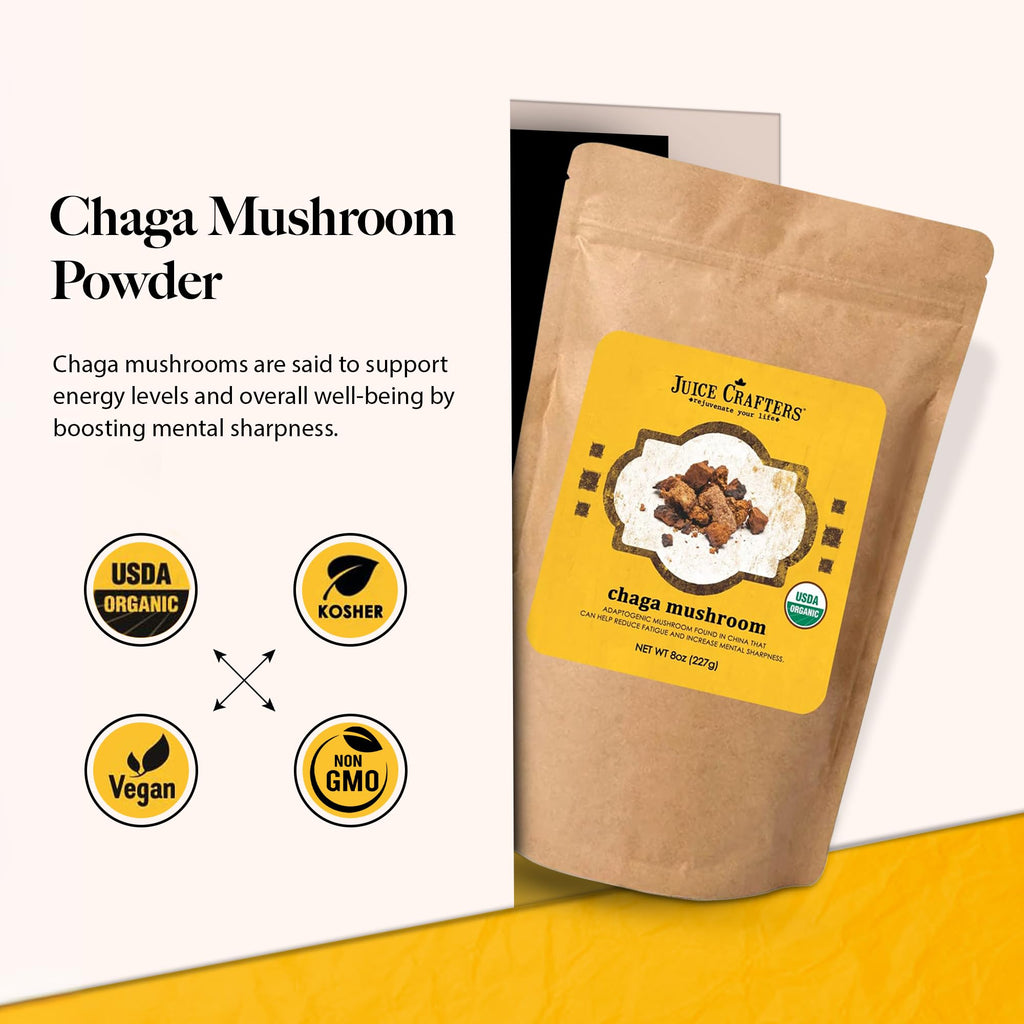 superfood adaptogen chaga mushrooms