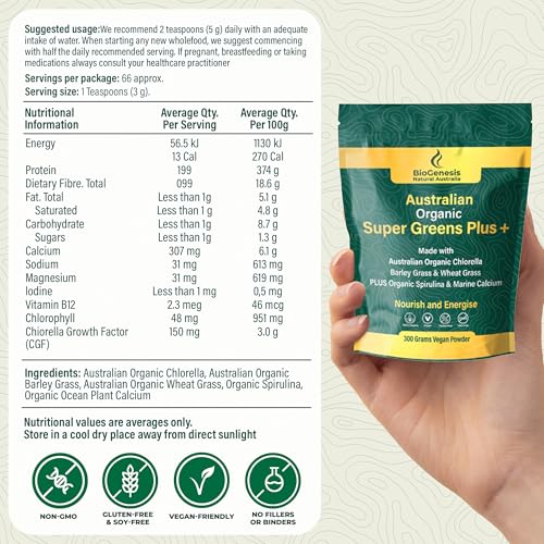 superfood blend with barley grass