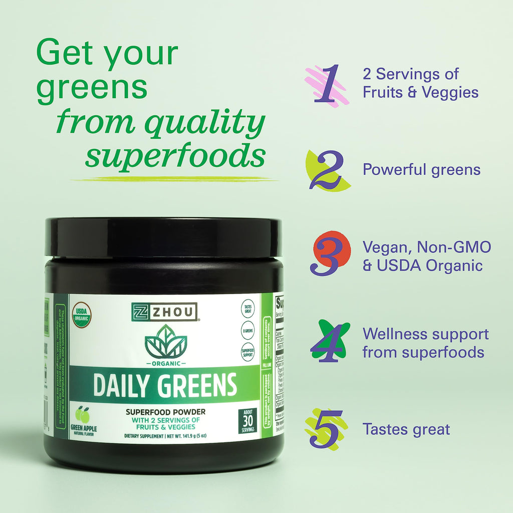 superfood blend with chlorella and kale
