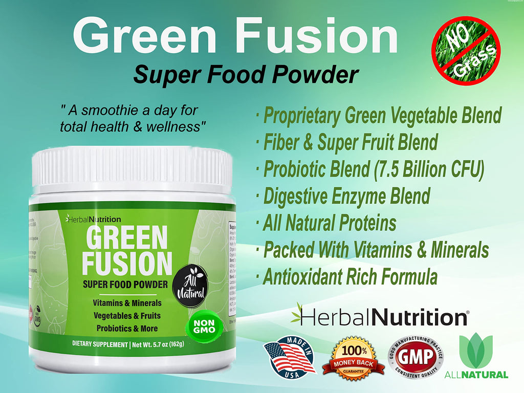 superfood blend with fruits and vegetables