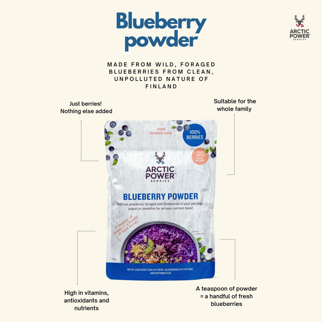 superfood blueberry powder for energy