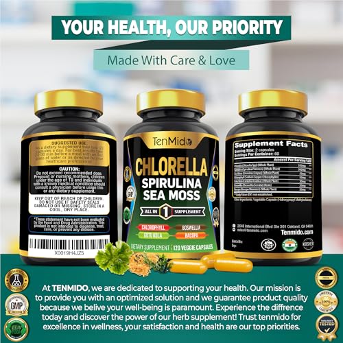 superfood chlorella capsules for better health