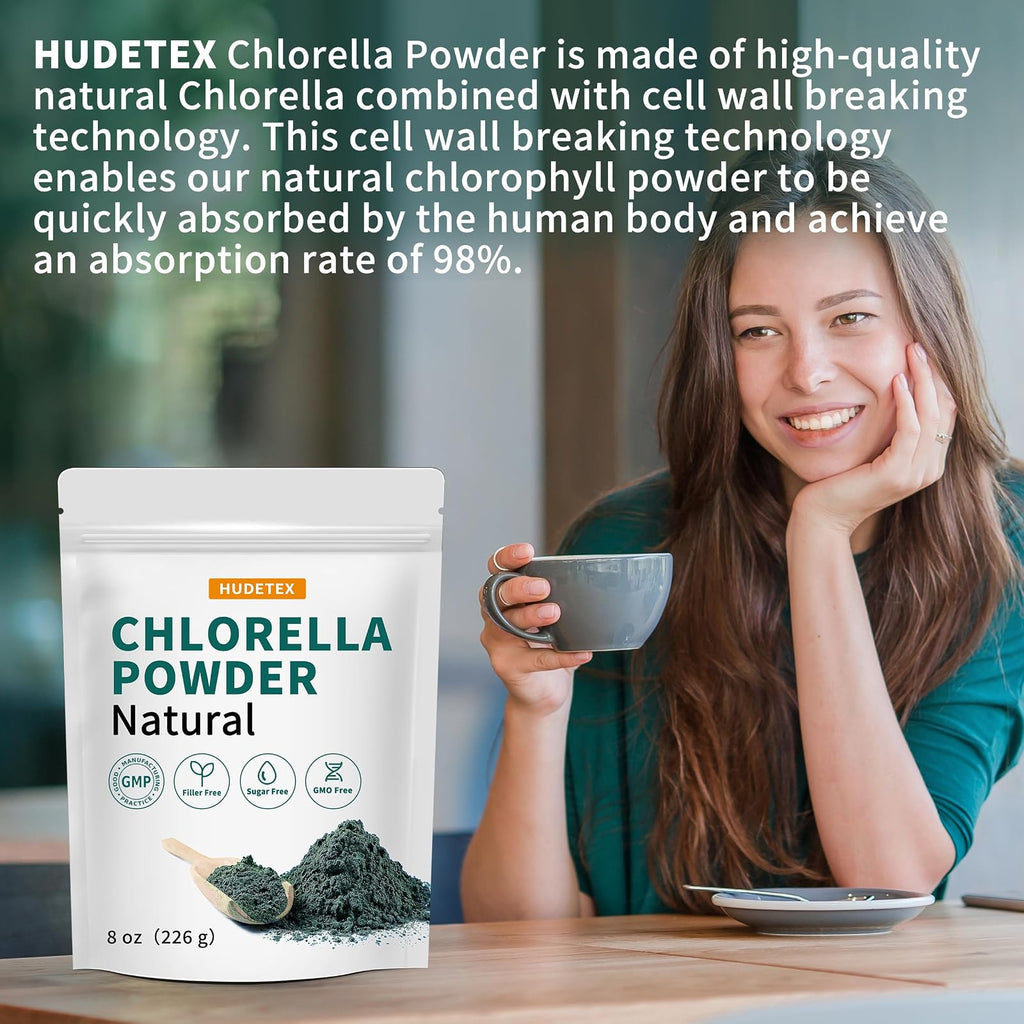 superfood chlorella powder for health
