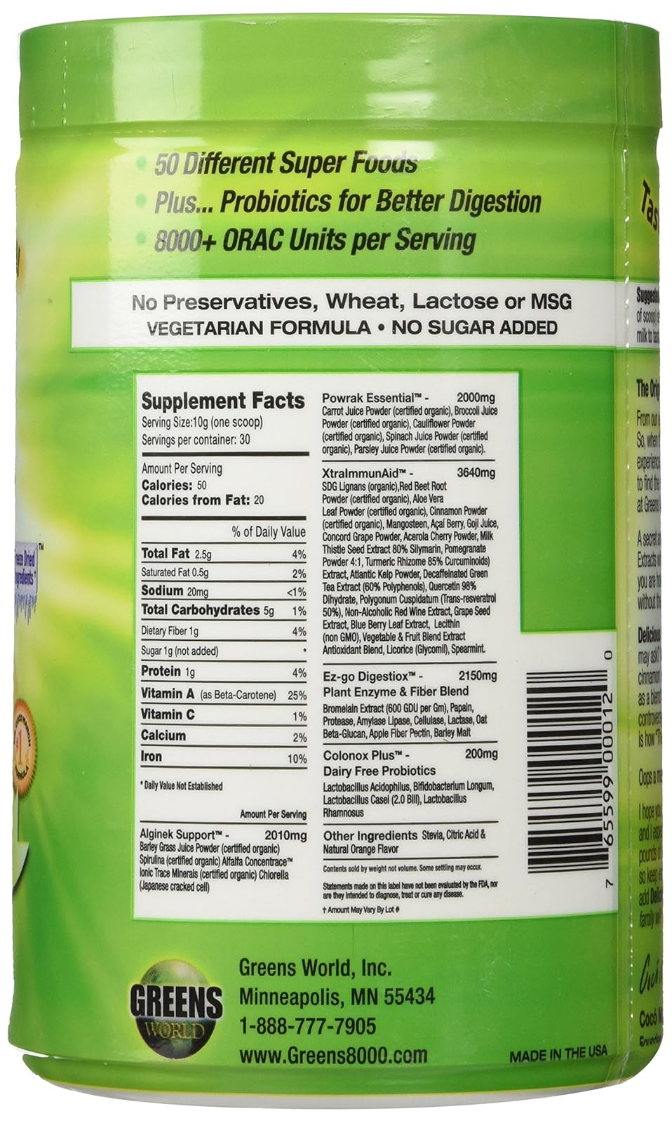superfood greens for daily energy