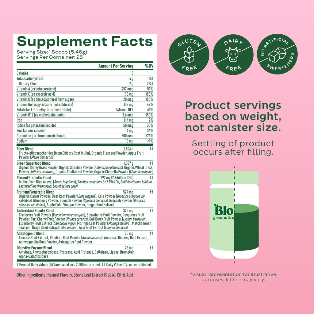 superfood greens powder for vitality