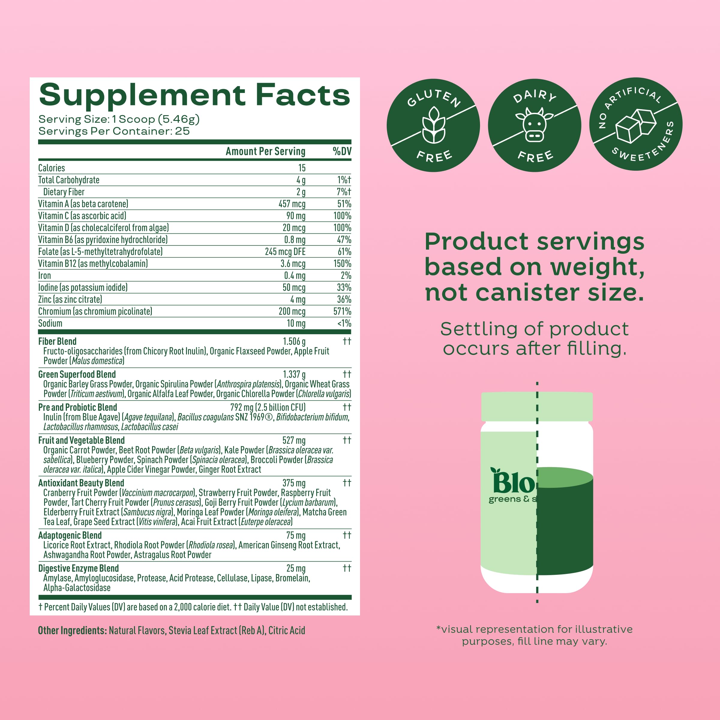 superfood greens powder for vitality