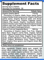 superfood greens tablets for immune support