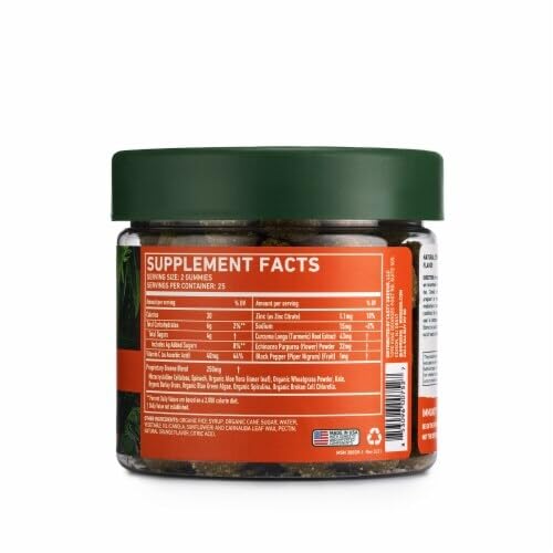 superfood gummies with chlorella and echinacea