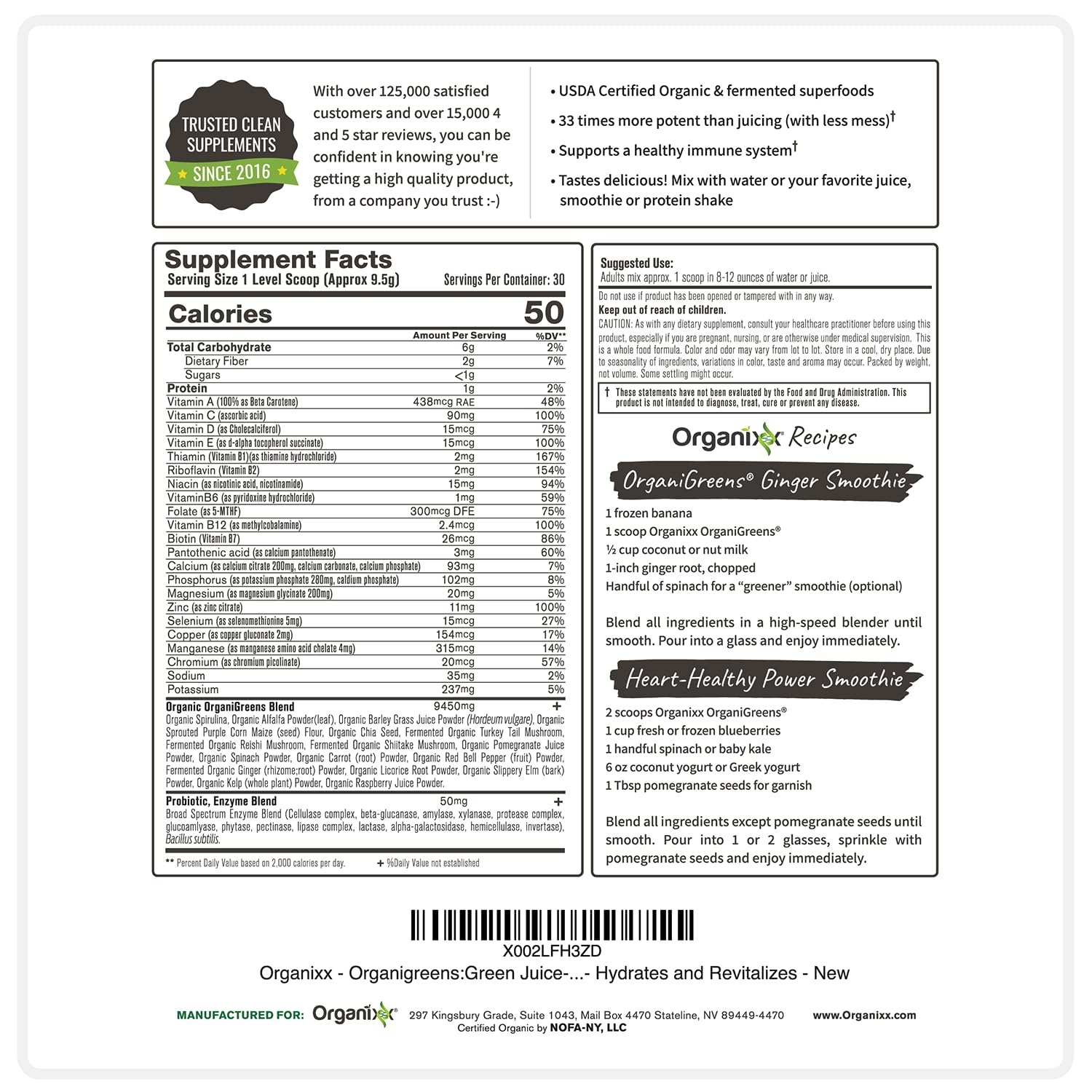 superfood mix for overall health