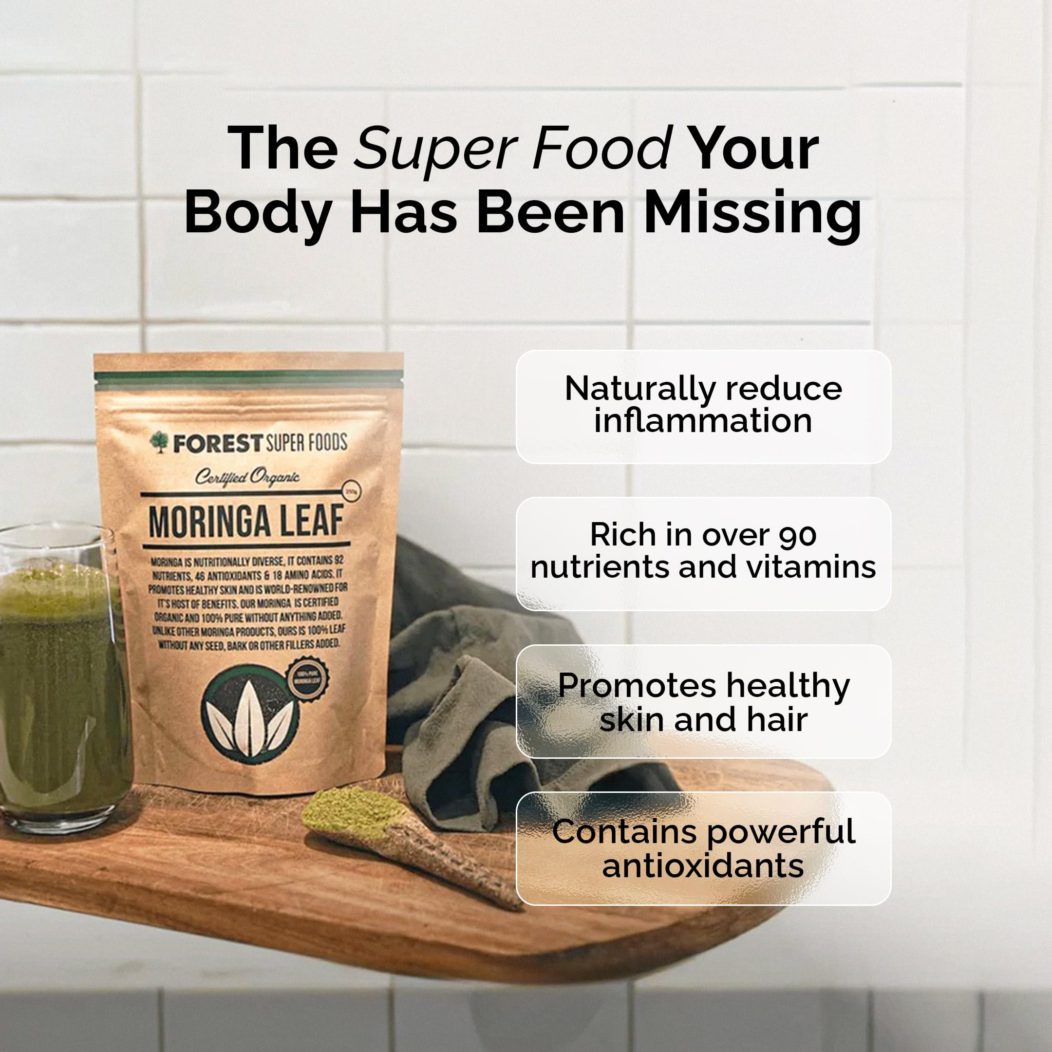 superfood moringa powder for energy
