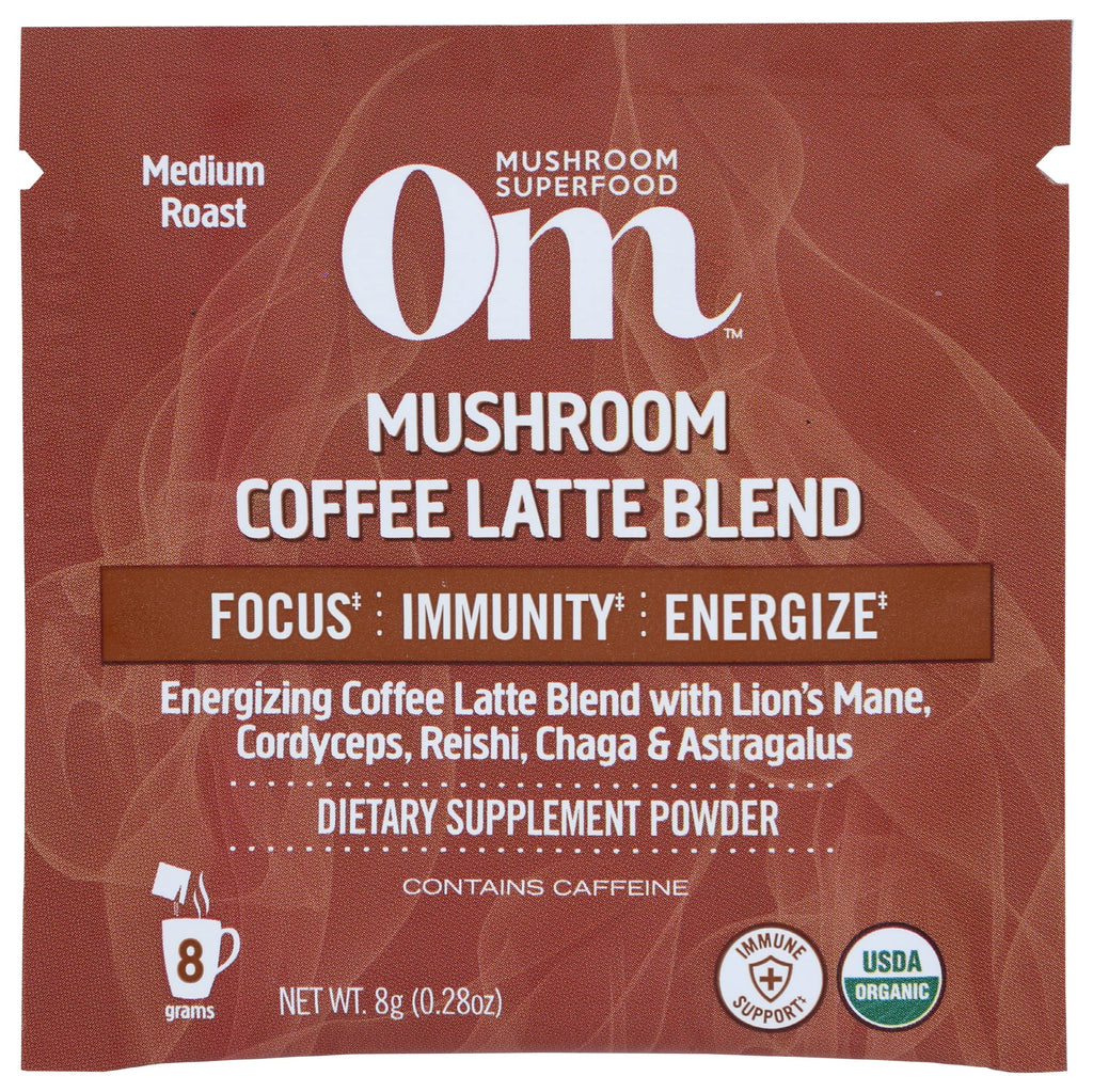 superfood mushroom blend coffee latte