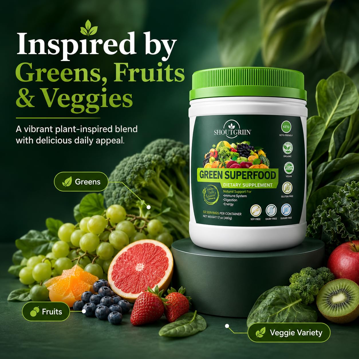 superfood powder for active lifestyles